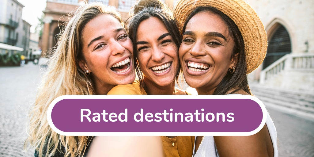 Highest-rated destinations according to travellers | money.co.uk